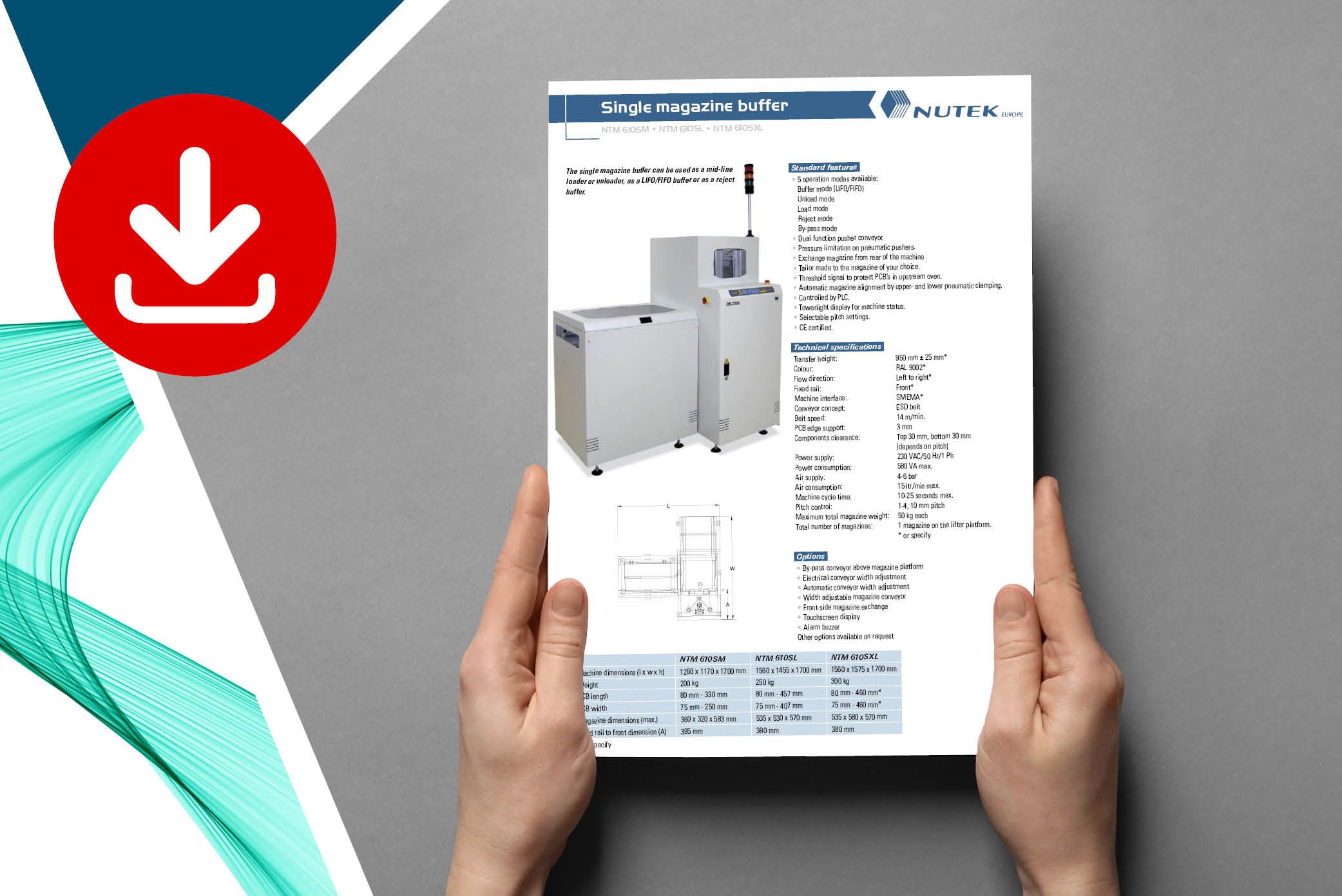 Nutek buffer conveyor | Nutek FIFO buffer | Nutek LIFO buffer